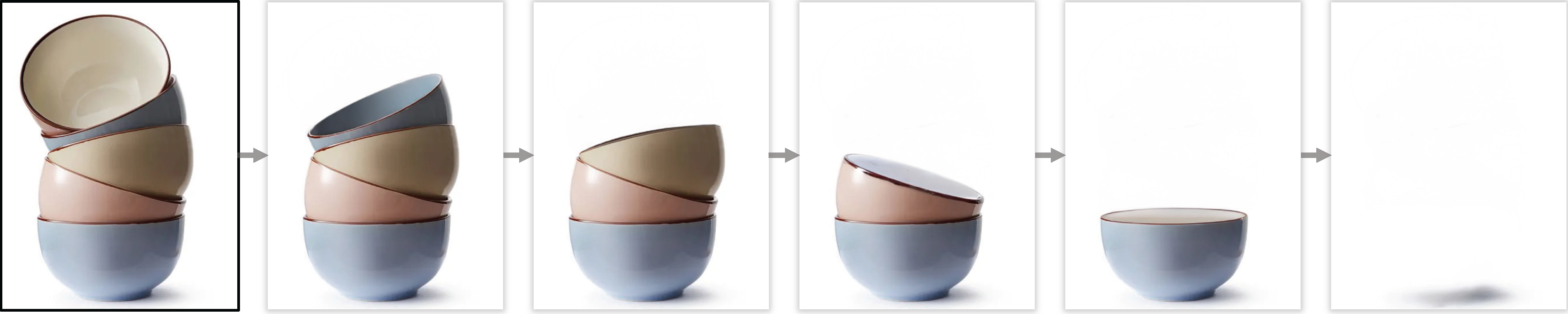 Visual Jenga: Discovering Object Dependencies via Counterfactual Inpainting